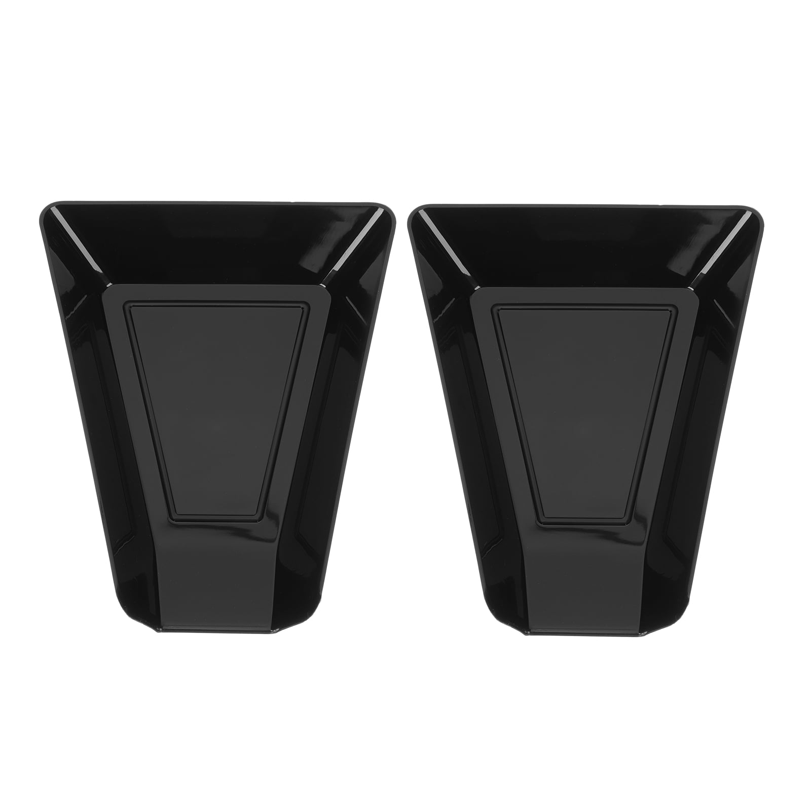 KALLORY Coffee Beans Weighting Tray 2Pack Small Size Black Plastic For ...