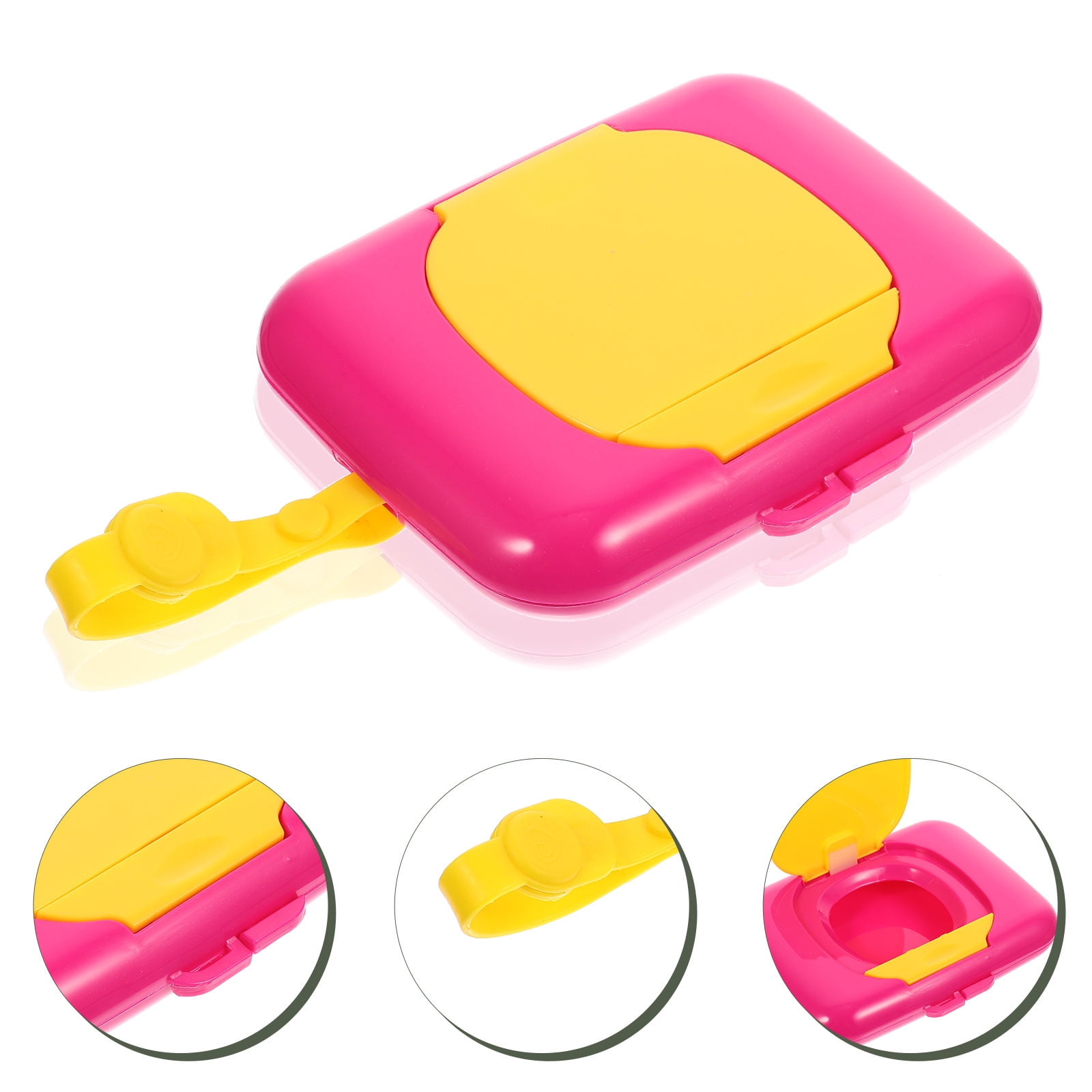 KALLORY Convenient Wipe Dispenser Compact Wet Tissue Storage Multi ...