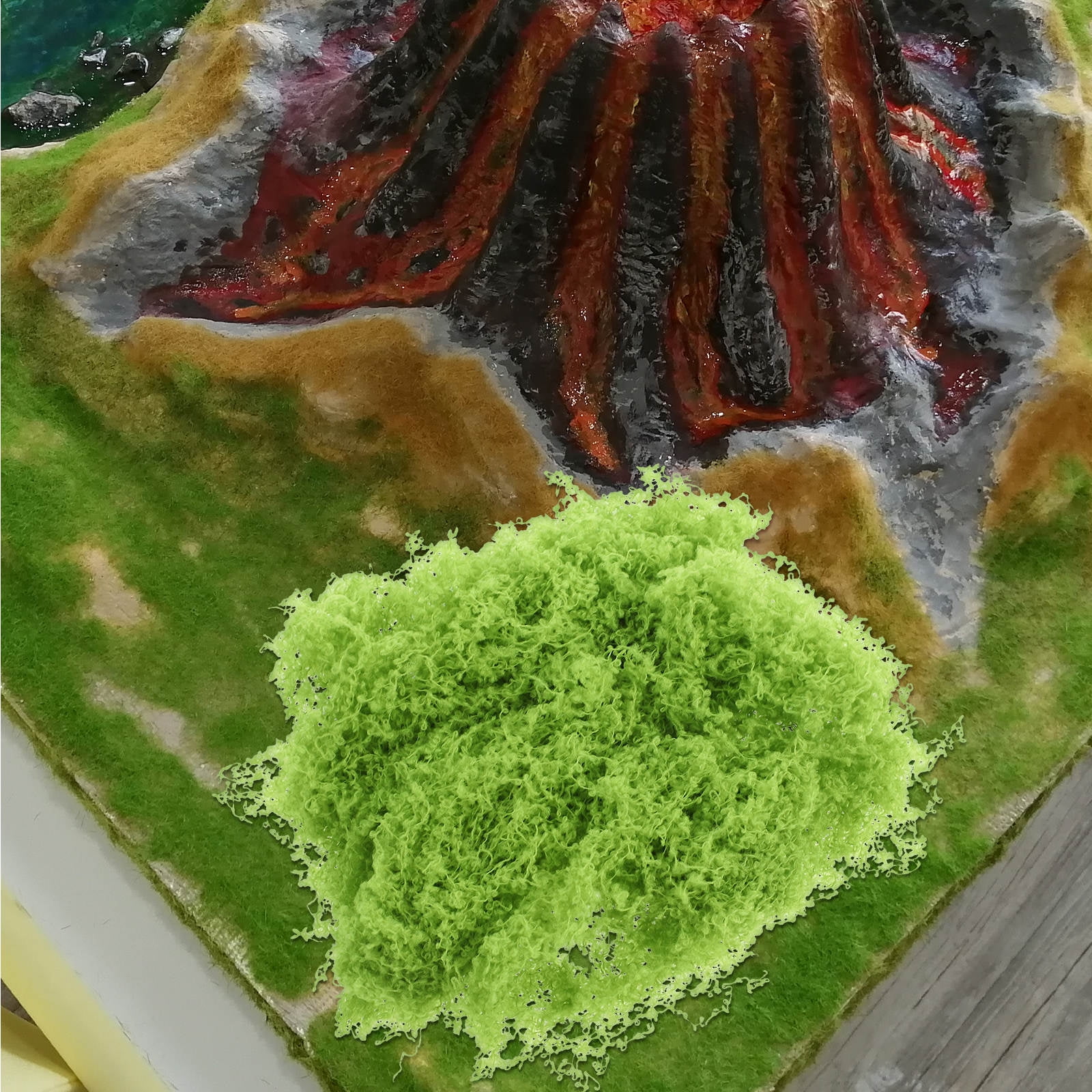KALLORY Realistic Simulation Vines for Model Railway Scenery Dark Green ...