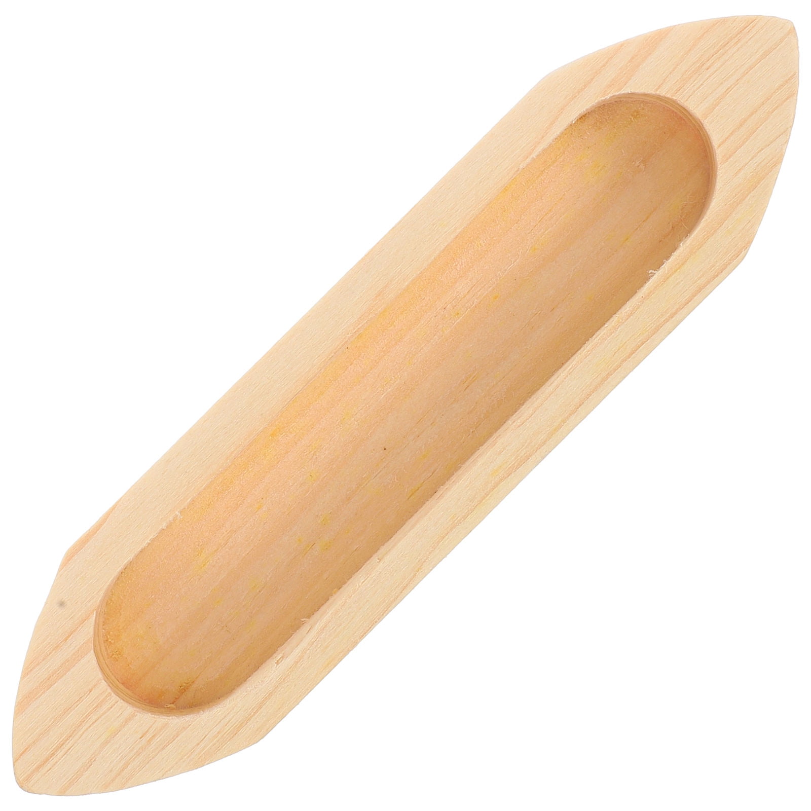 KALLORY DIY Wood Boat Model Decorative Wood Boat Craft Desktop Wooden ...