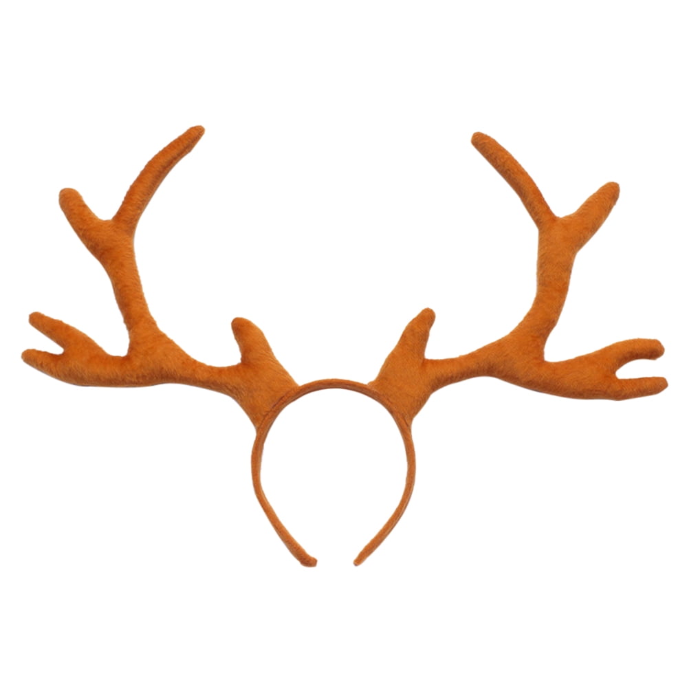 KALLORY Deer Costume Accessories 1Pack Antlers Headband in Brown Color ...