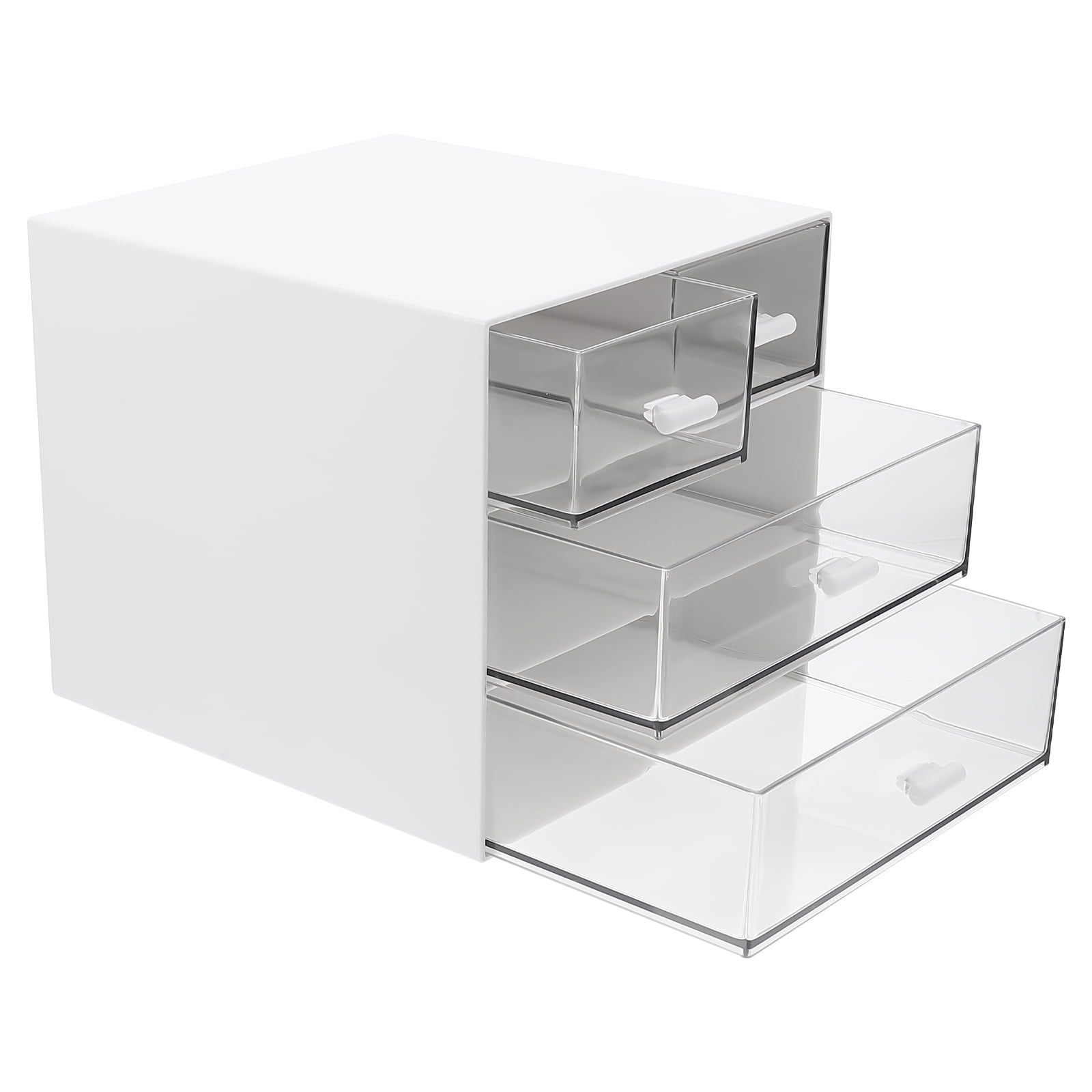 KALLORY Dressing Table Storage Box 1Set For Plastic Makeup Organizer ...