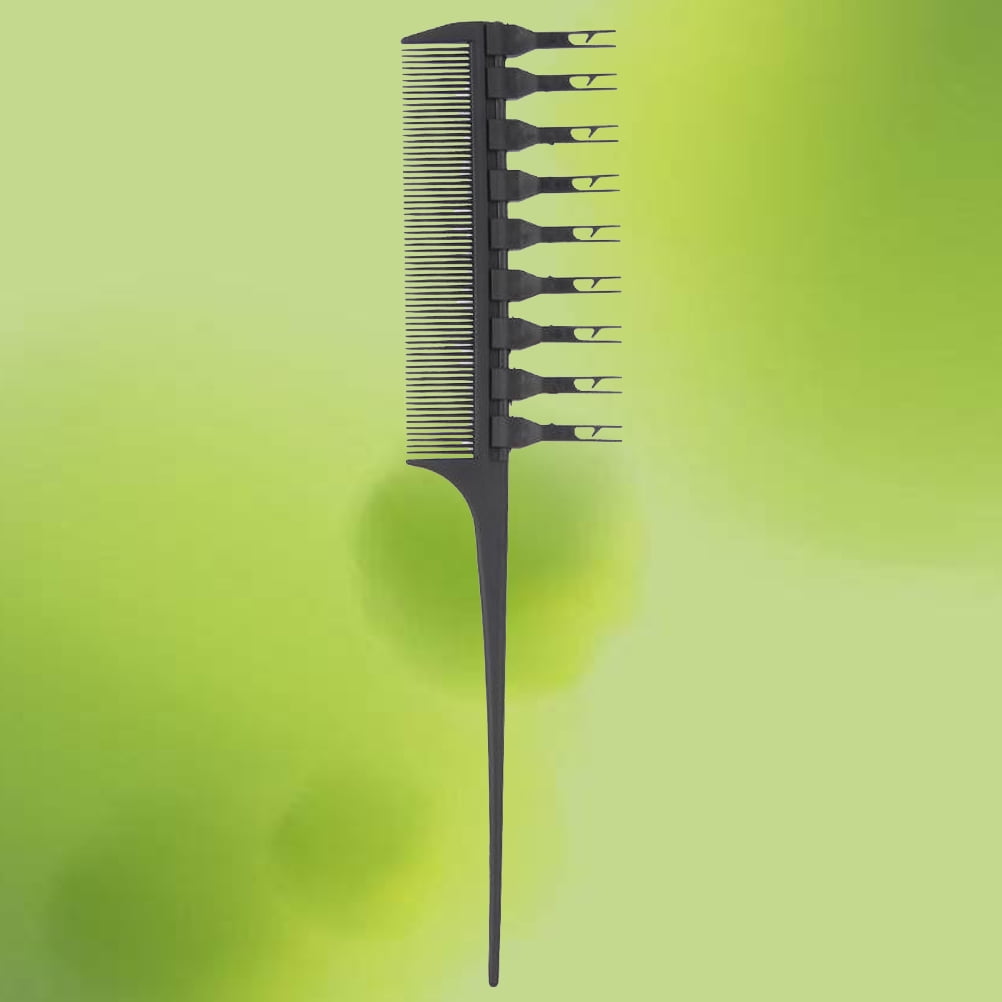 KALLORY Dye Hair Comb 1Pack for Salon Use and Precise Coloring in Black ...