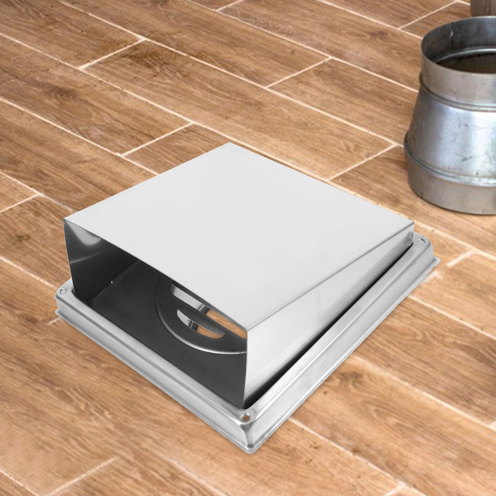 KALLORY Exterior Dryer Vent Cap Cover Wall Mounted Exhaust Vent Cover ...