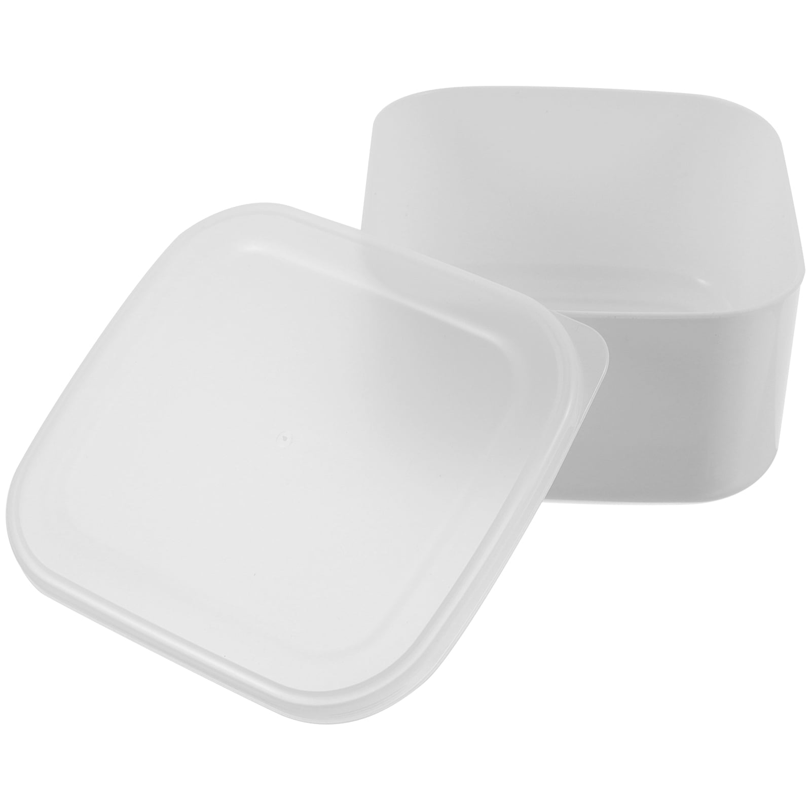 KALLORY Fridge Butter Cheese Case Rectangle Boxes Slice Container White ...