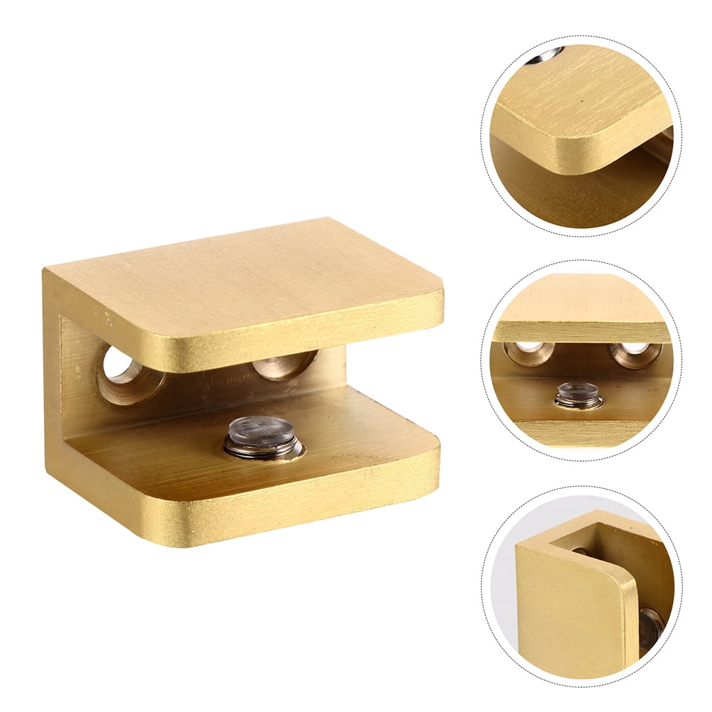 KALLORY Glass Clip Glass Shelf Fixed Clamp Bathroom Glass Fixing ...