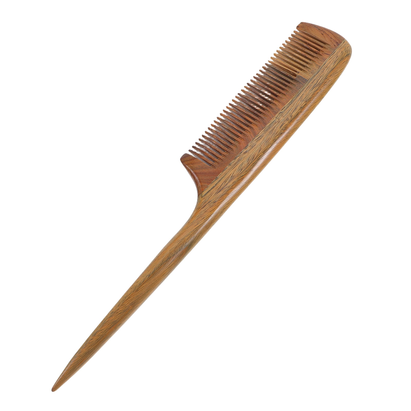 KALLORY Hair Rat Tail Combs Elegant Appearance Sandalwood Wooden Hair ...
