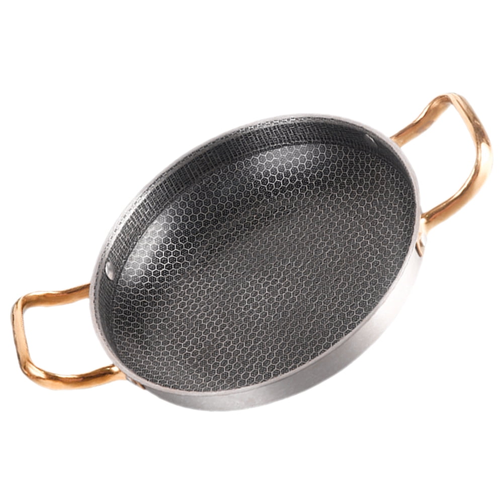 KALLORY Honeycomb Nonstick Cooking Pan Flat Bottom Cooking on Gas ...