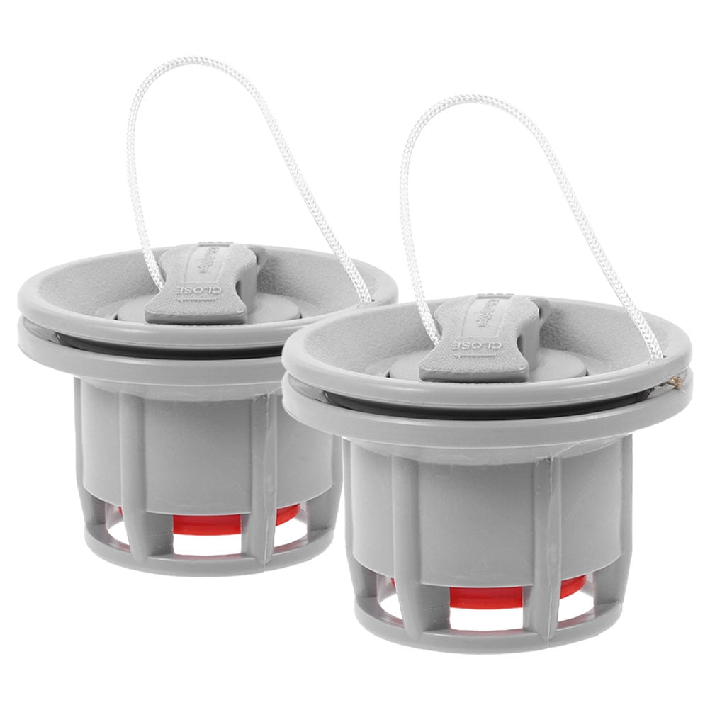 KALLORY Inflatable Valve Kayak Air Valve Grey Rubber Deflation 2Set for ...