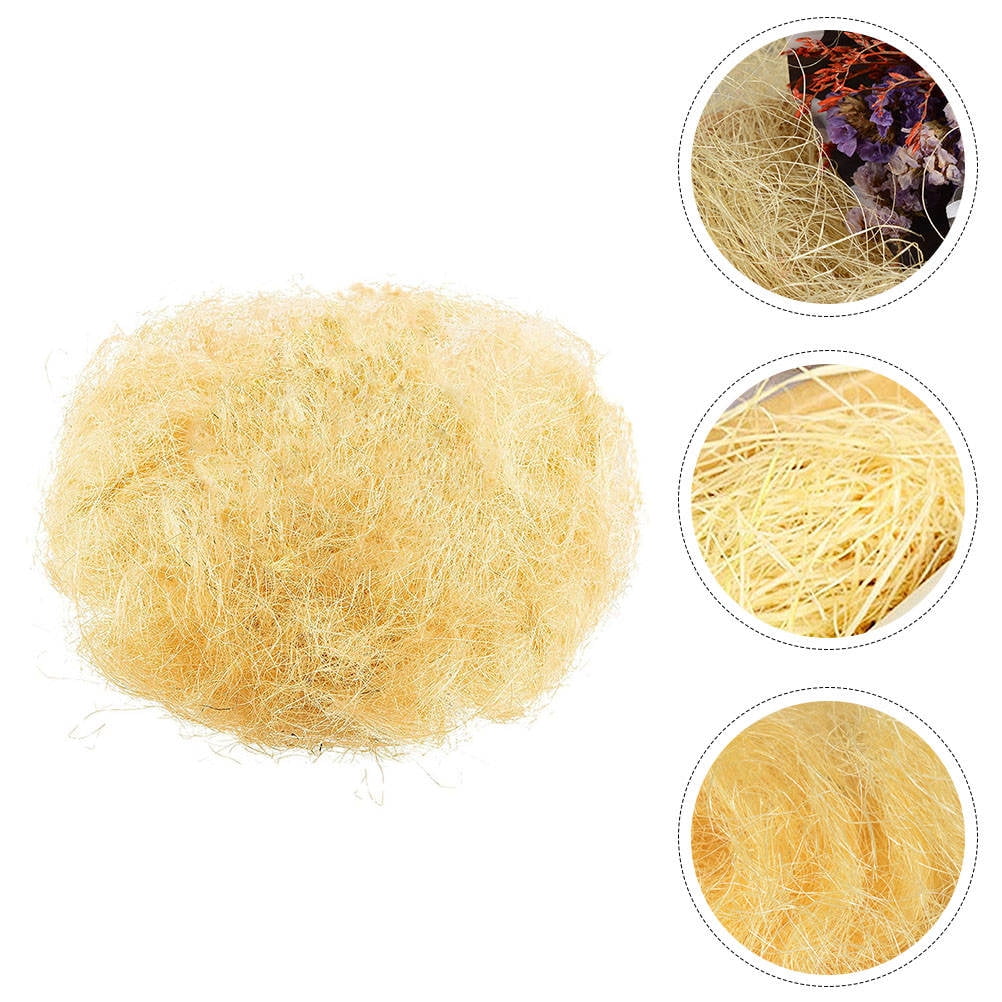 KALLORY Jute Silk Present Box Fillers Yellow 3Set for Birthday Party ...