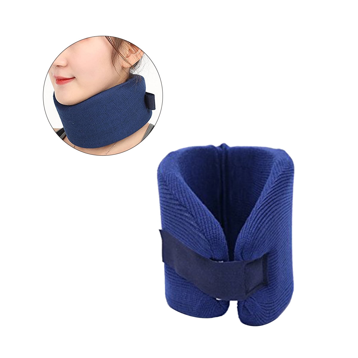KALLORY L Size Cervical Correct Neck Brace Dark Blue 1Set for Shoulder ...