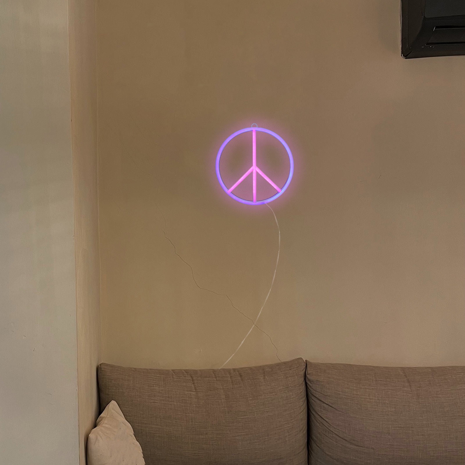 KALLORY Led Neon Sign For Wall Decor Low Power Consumption Double Sided ...
