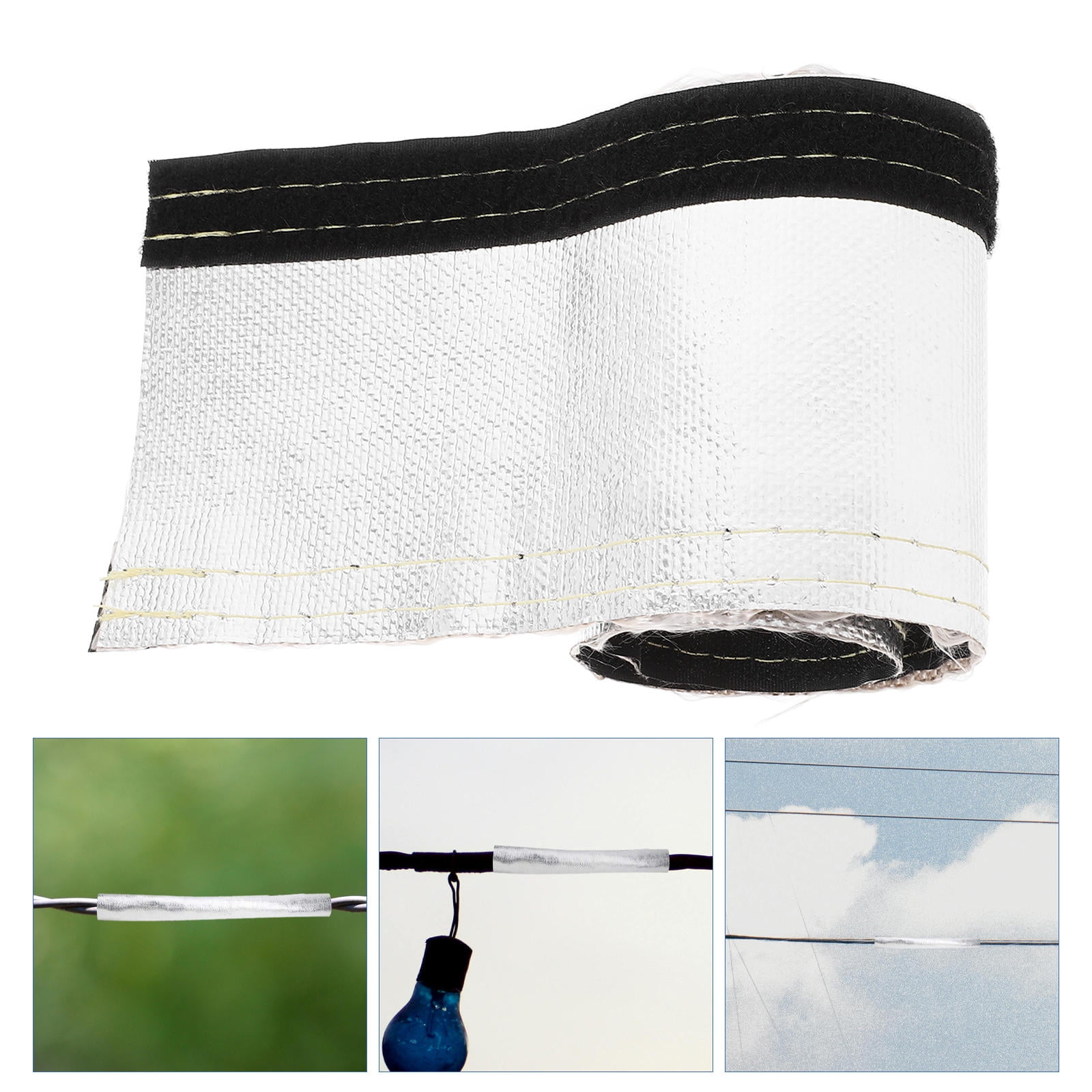 KALLORY Line Heat Shield Sleeve Line Insulation Hose Heat Shield Sleeve ...