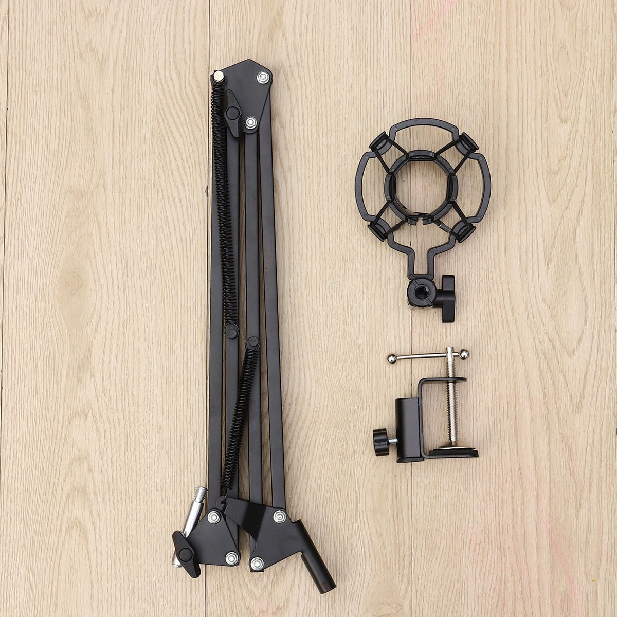 KALLORY Metal Desk Mounted Microphone Arm Clamp with 38 5x10cm Size for ...