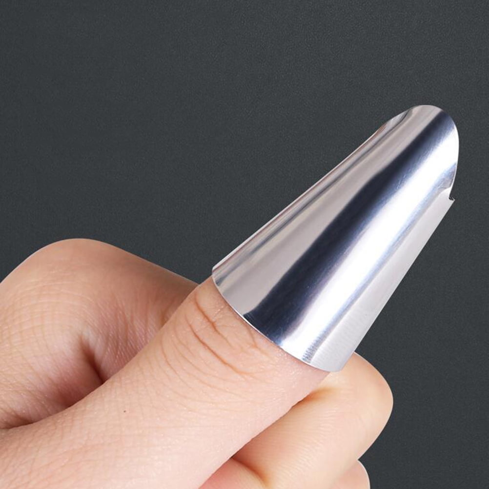 KALLORY Metal Finger Protector 2Pcs for Dicing Safety in Kitchen and ...