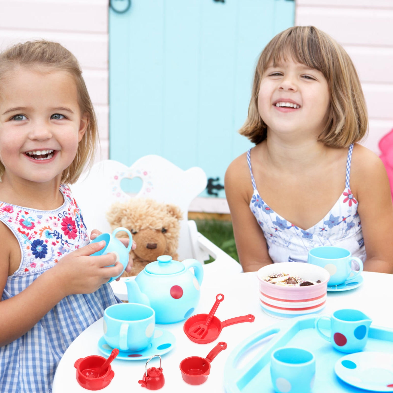 KALLORY Miniature Kitchen Utensils Red Plastic 2 Packs 1.4x1in ...