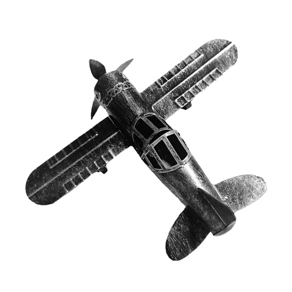 KALLORY Model Airplane Vintage Iron Aircraft Handicraft Vintage ...