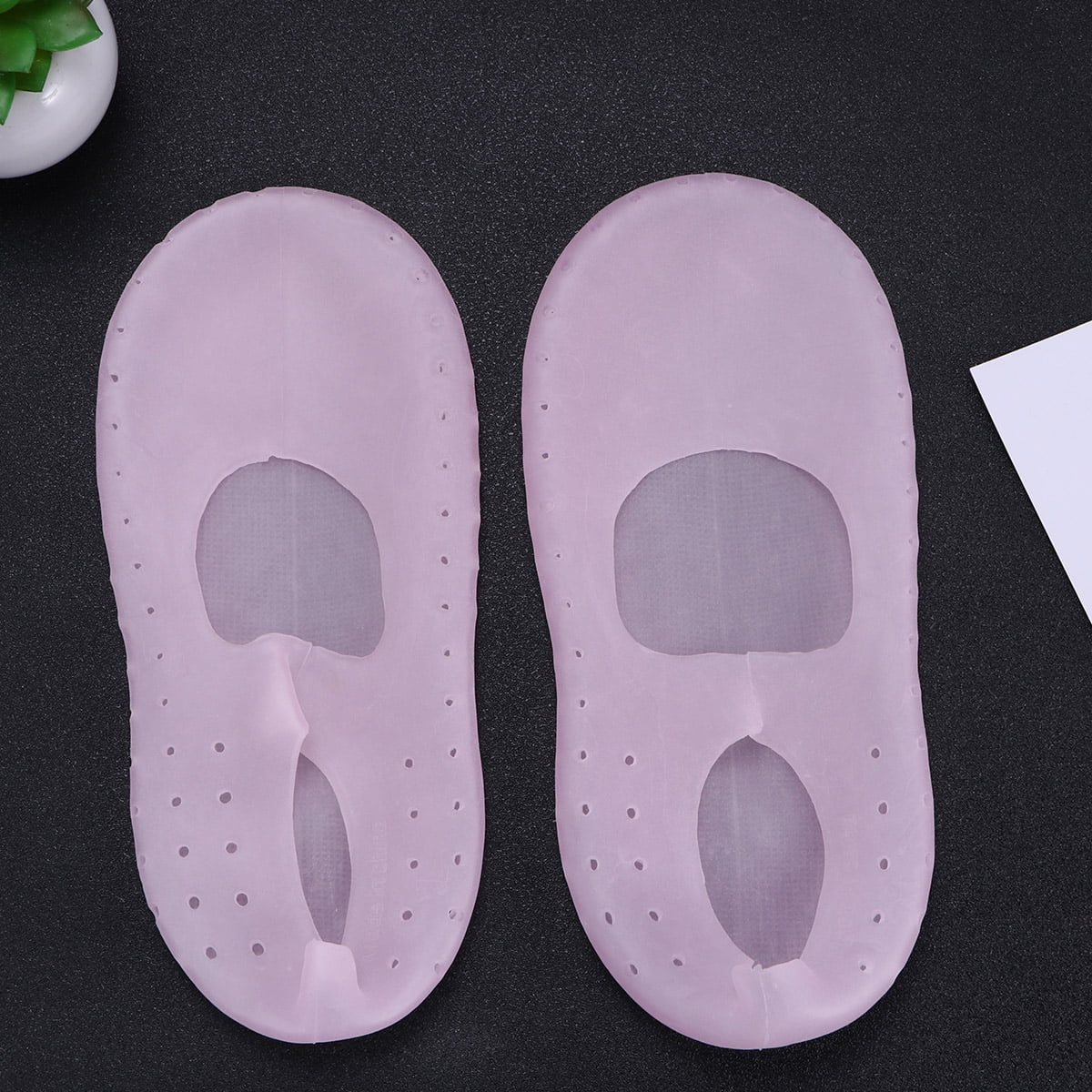 KALLORY Moisturizing Socks 1 Pair Pink Protective Stockings for Women ...