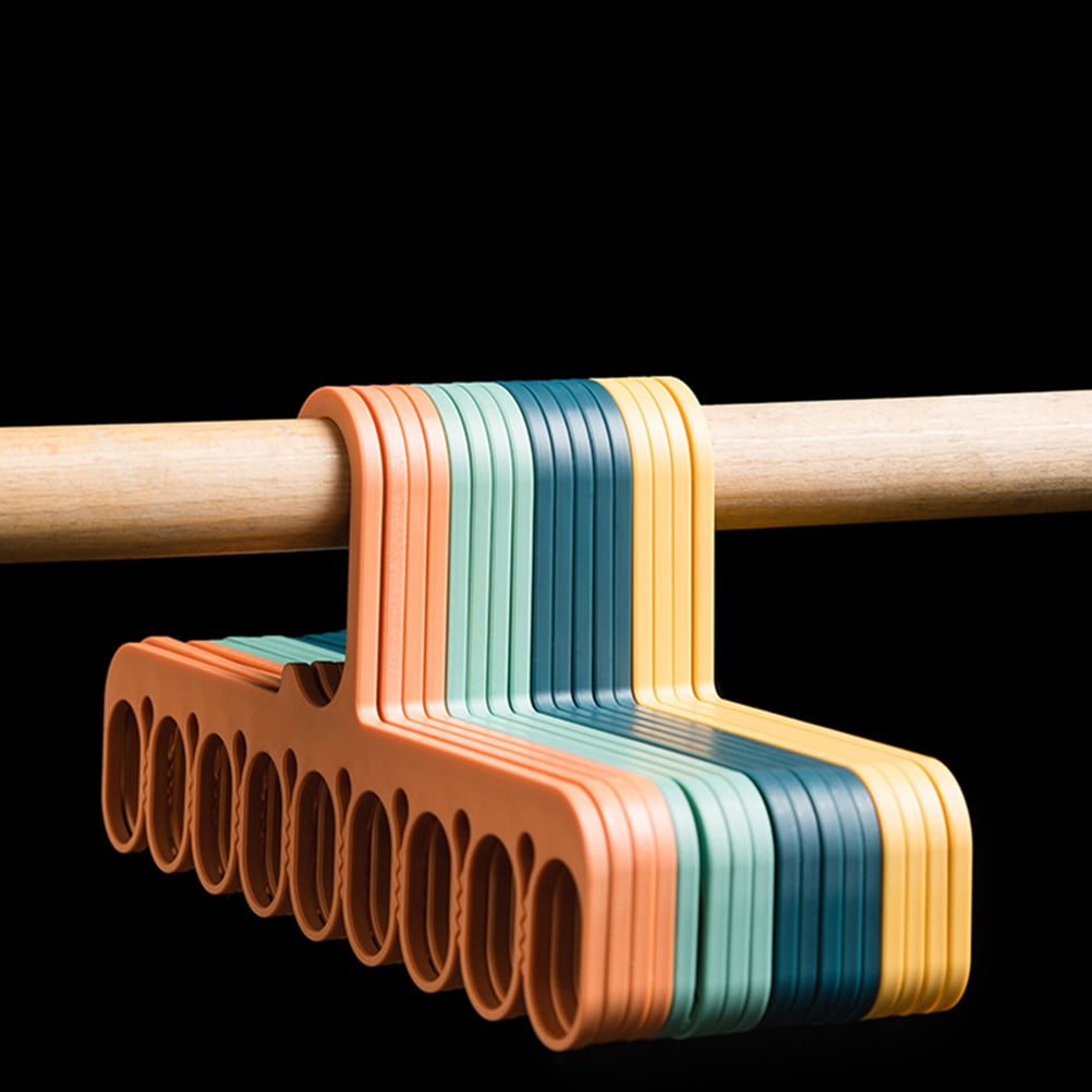 KALLORY Multi Hook Hanger 10Pcs Wavy Design for Organizing Wardrobe and ...