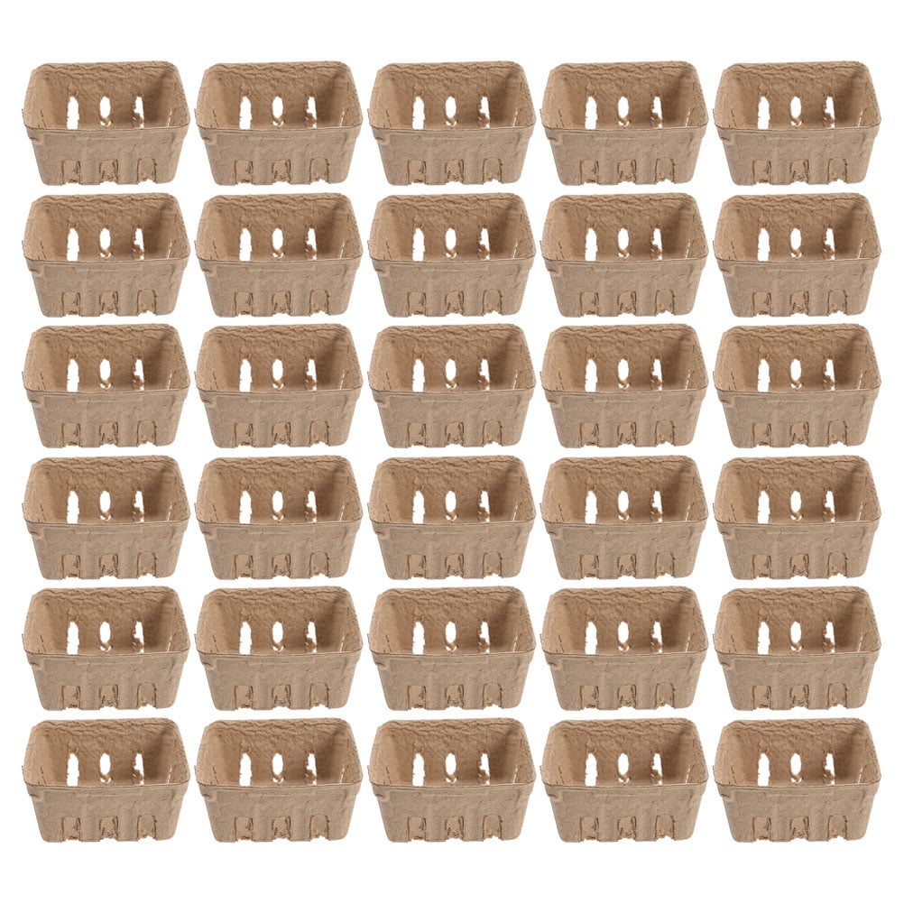 KALLORY Outdoor Activities 30Pcs Pulp Berry Baskets for Fruit and ...