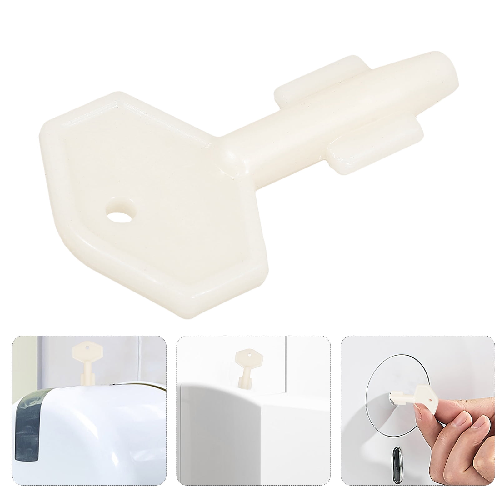 KALLORY Paper Dispenser Key Plastic Key Replacement Paper Towel ...