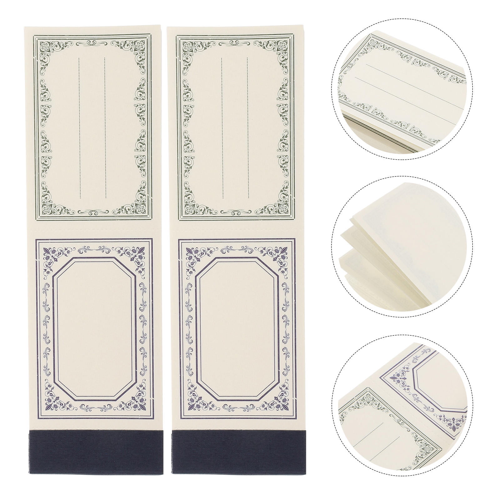 KALLORY Portable Note Pads for Home Use Assorted Color Paper Material ...