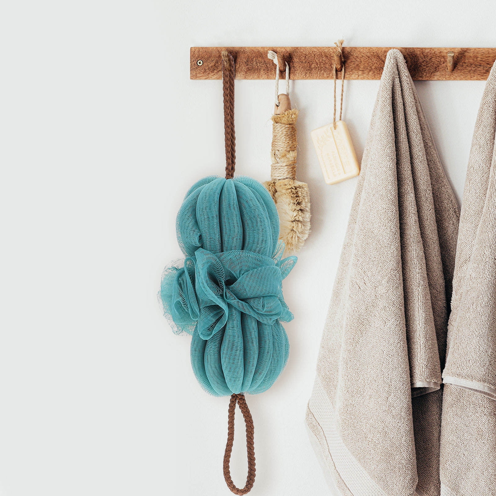 KALLORY Practical Bath Tools 2Pack Blue 38x10in for Easy Hanging and ...