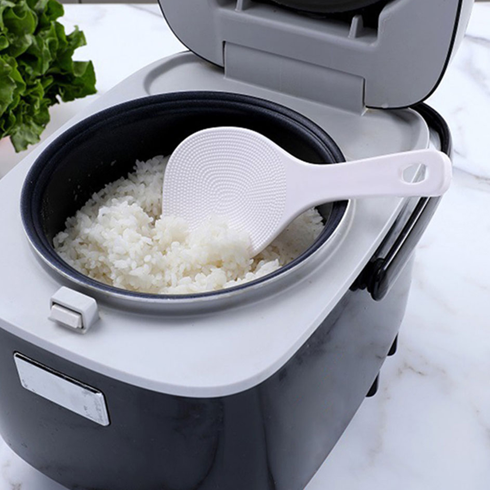 KALLORY Rice Holder 4Pcs Nonstick White Plastic for Cooking and Serving ...