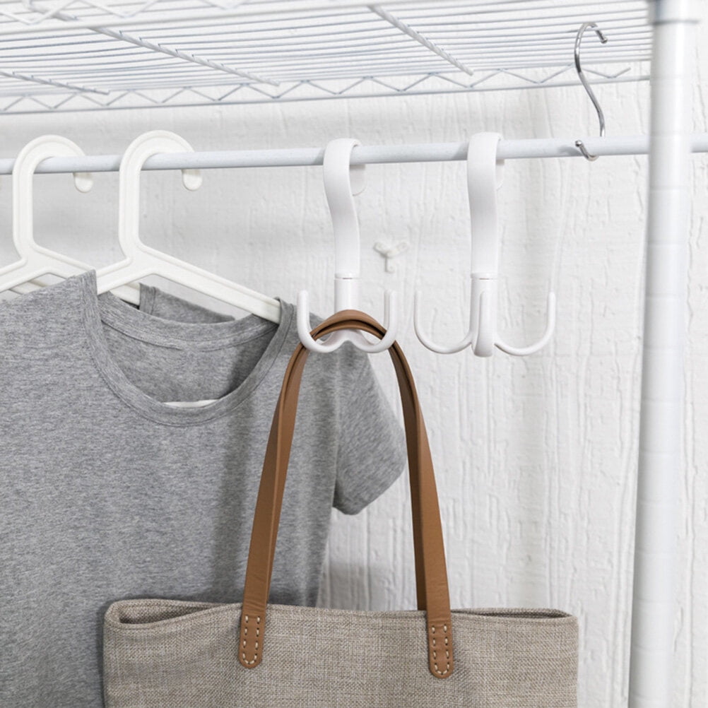 KALLORY Scarf Hangers For Closet 3Pack Hanger With 360 Degree Rotating ...