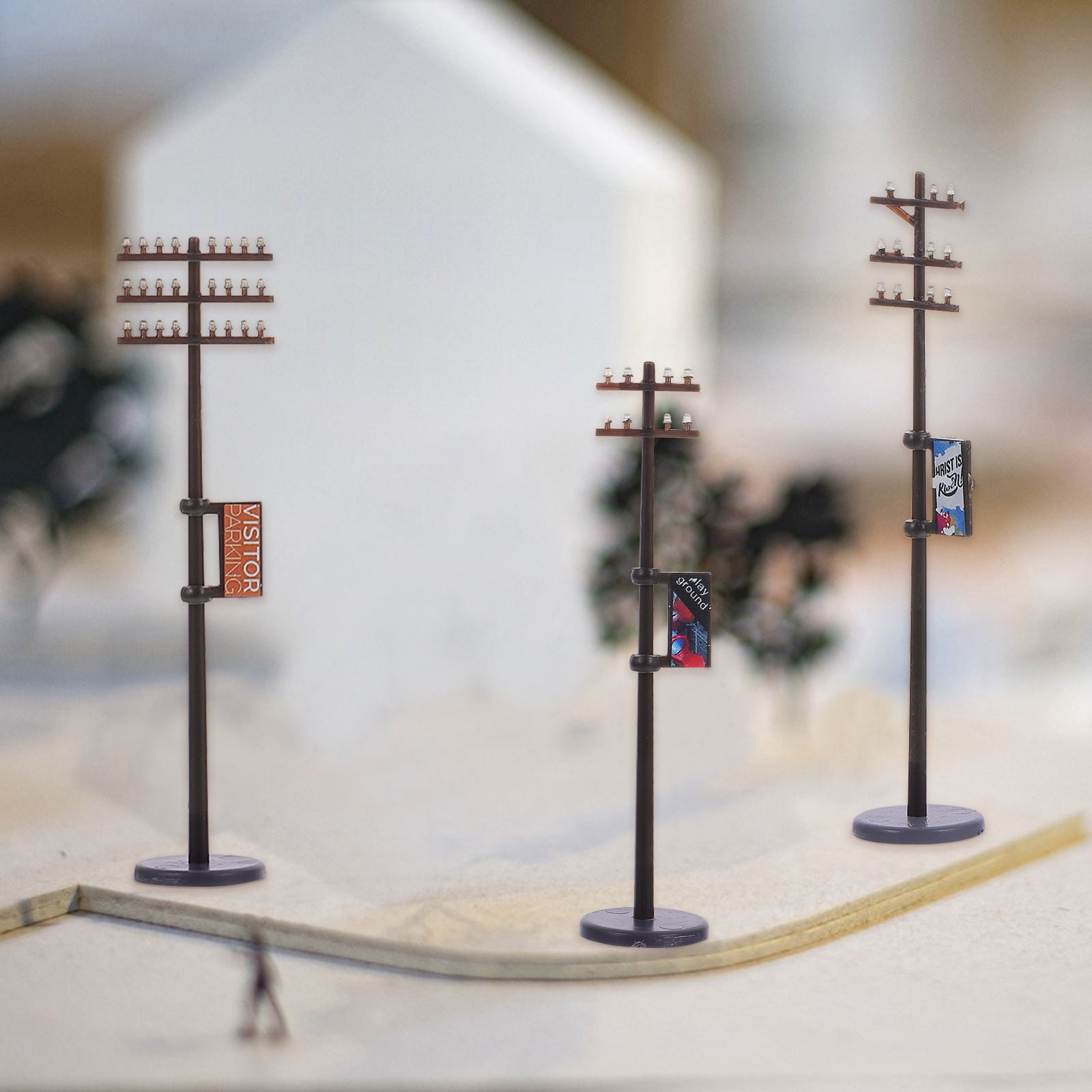 KALLORY Landscape Poles Assorted Color 1 Set 3.3X0.8X0.2In Plastic ...