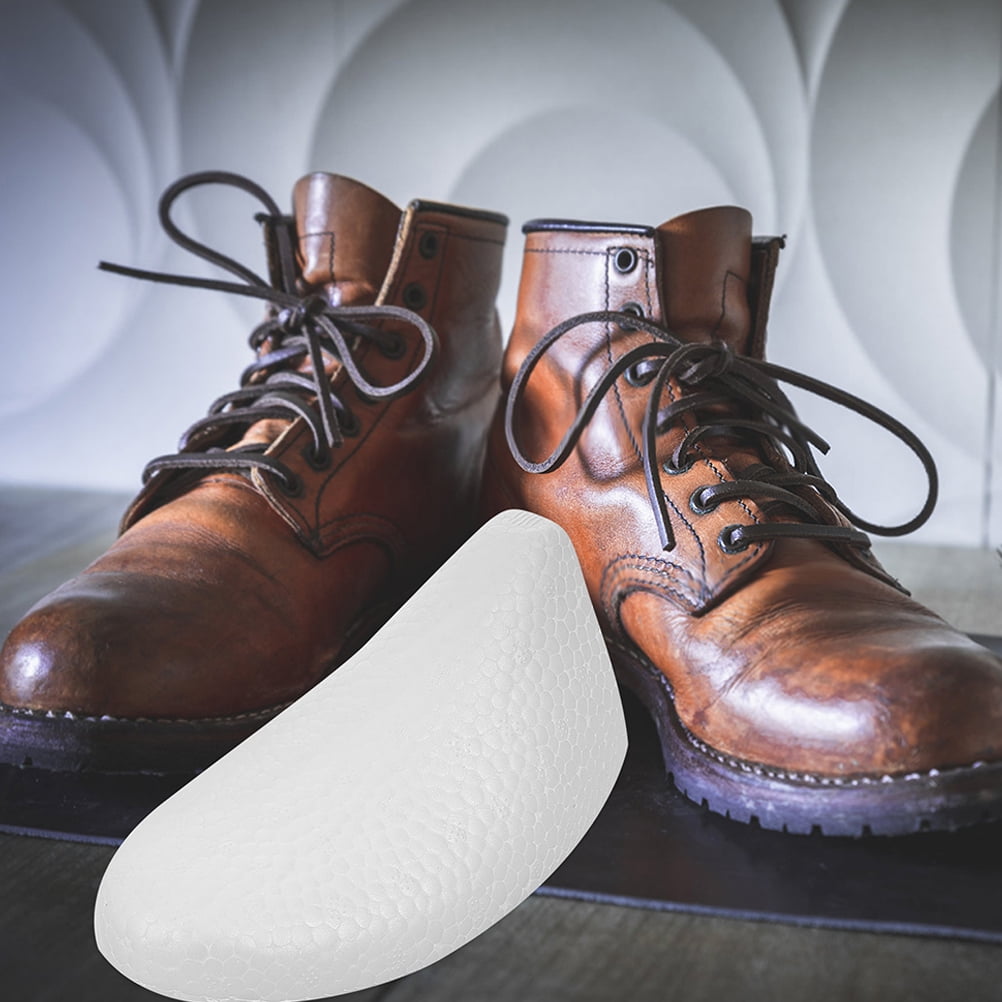 KALLORY Shoe Trees for Men 10Pairs White Foam Toe Box Essential ...