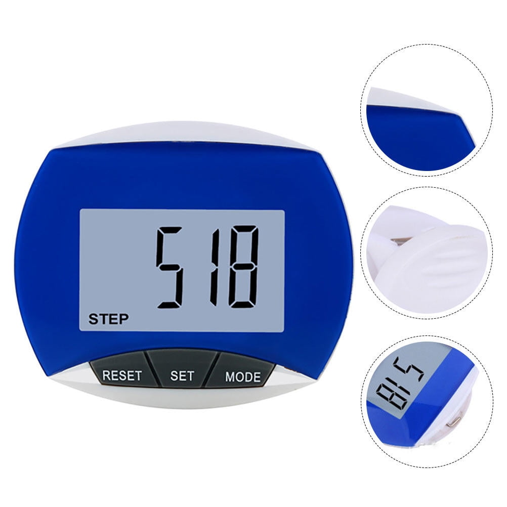 KALLORY Yellow Electronic Pedometer ABS for Fitness Tracking, Step ...