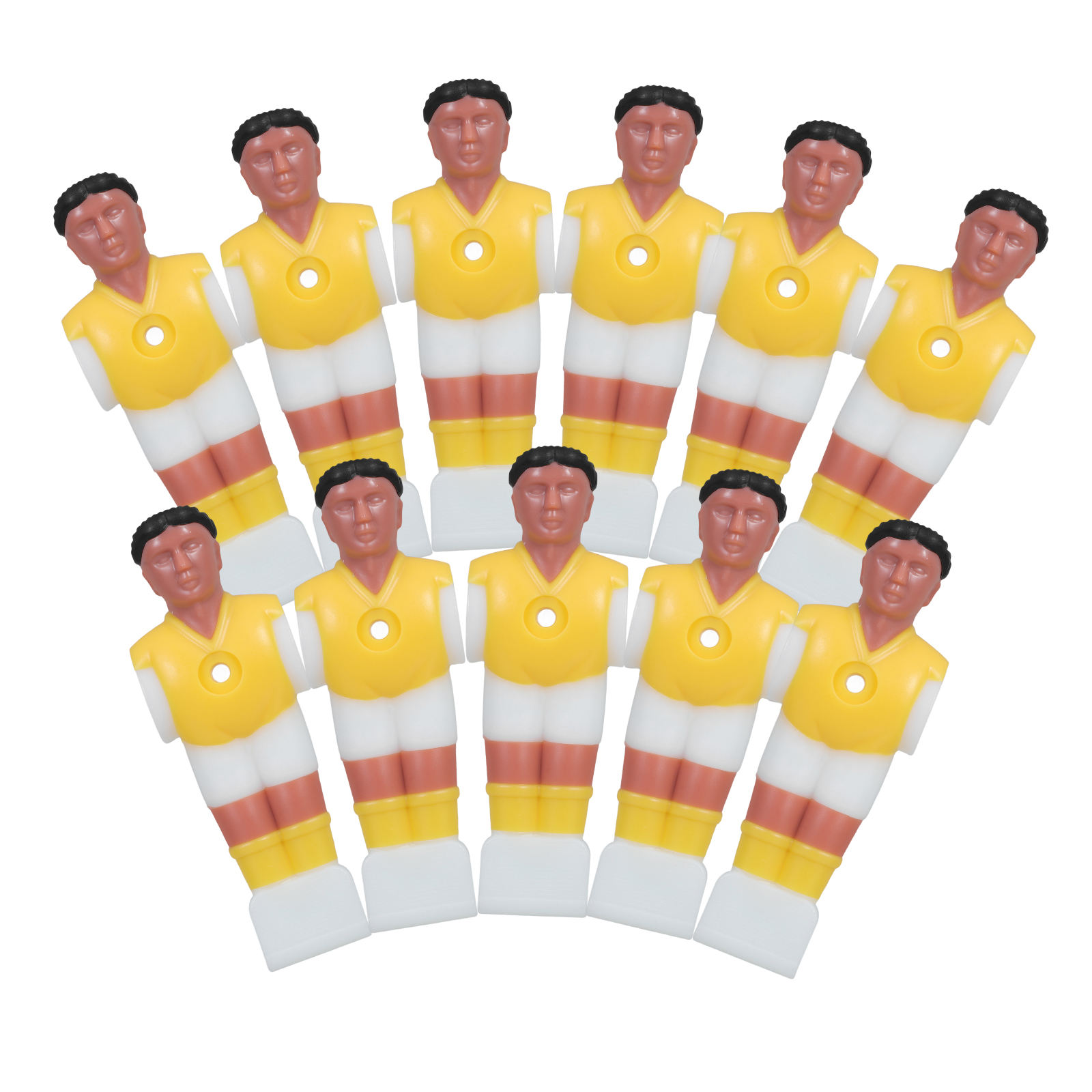 KALLORY Table Soccer Player 11Pcs Plastic Desk Soccer Player Figures ...