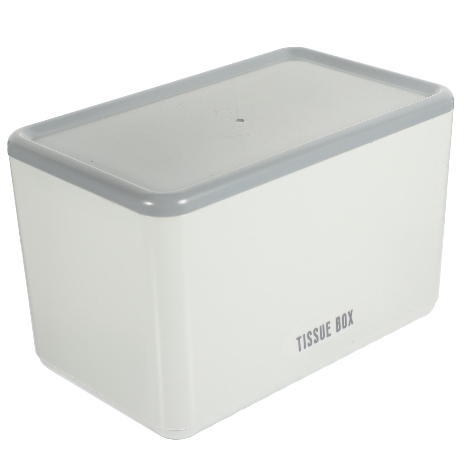 KALLORY Tissue Container 1Set Wall Tissue Box Rectangular White Plastic ...