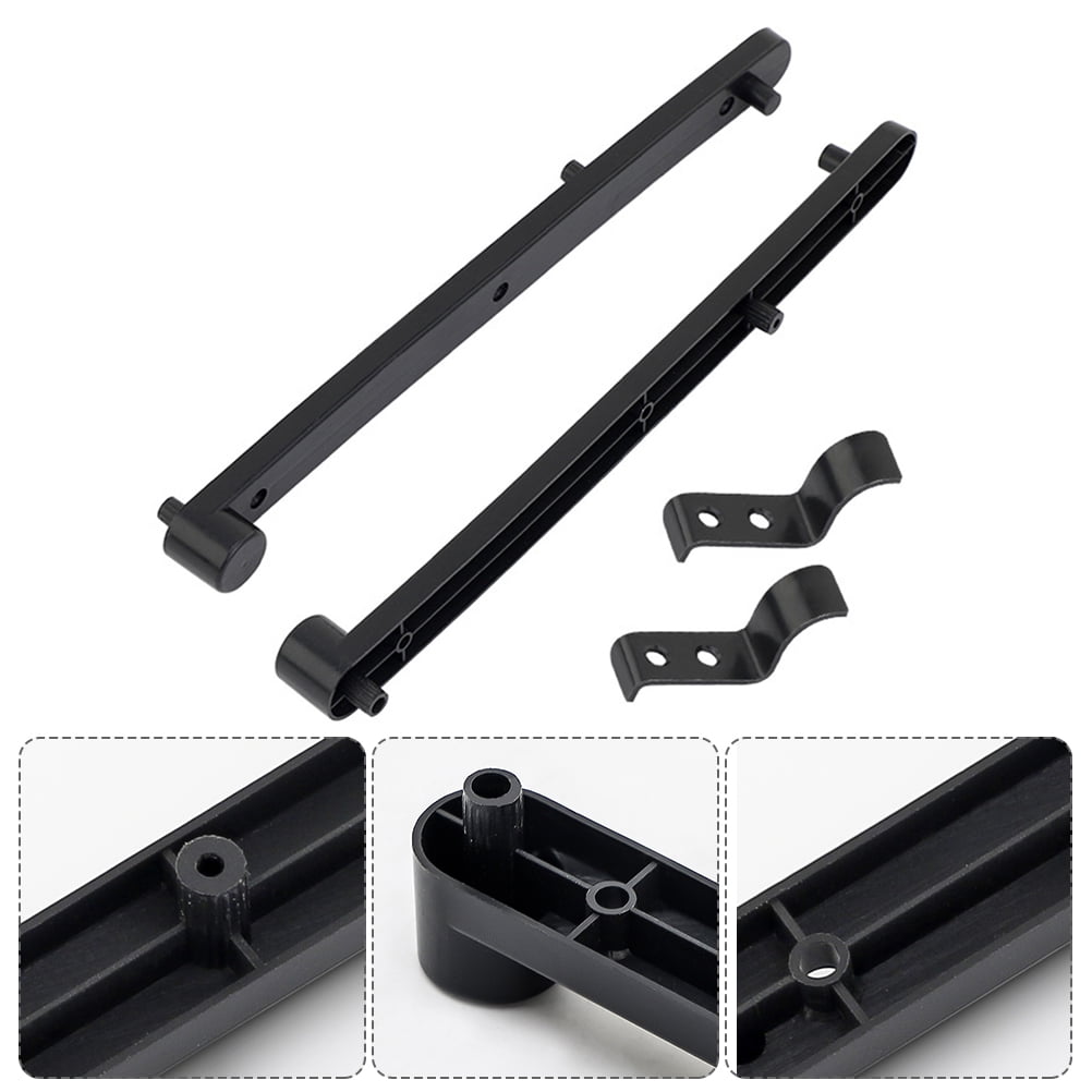 KALLORY Track Hidden Door Sliding Rail Kit with Flip-up Guide - Walmart.com