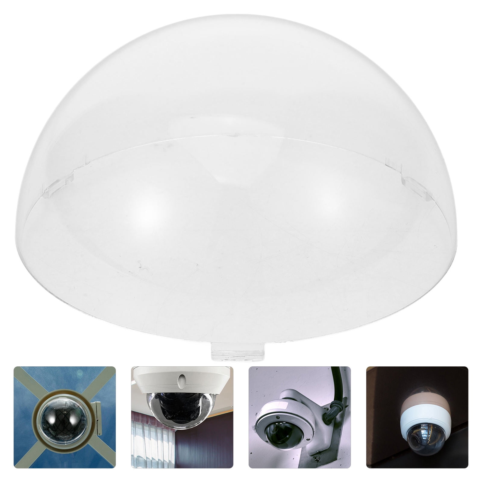 KALLORY Transparent Acrylic Security Camera Dome Cover for Outdoor Use ...