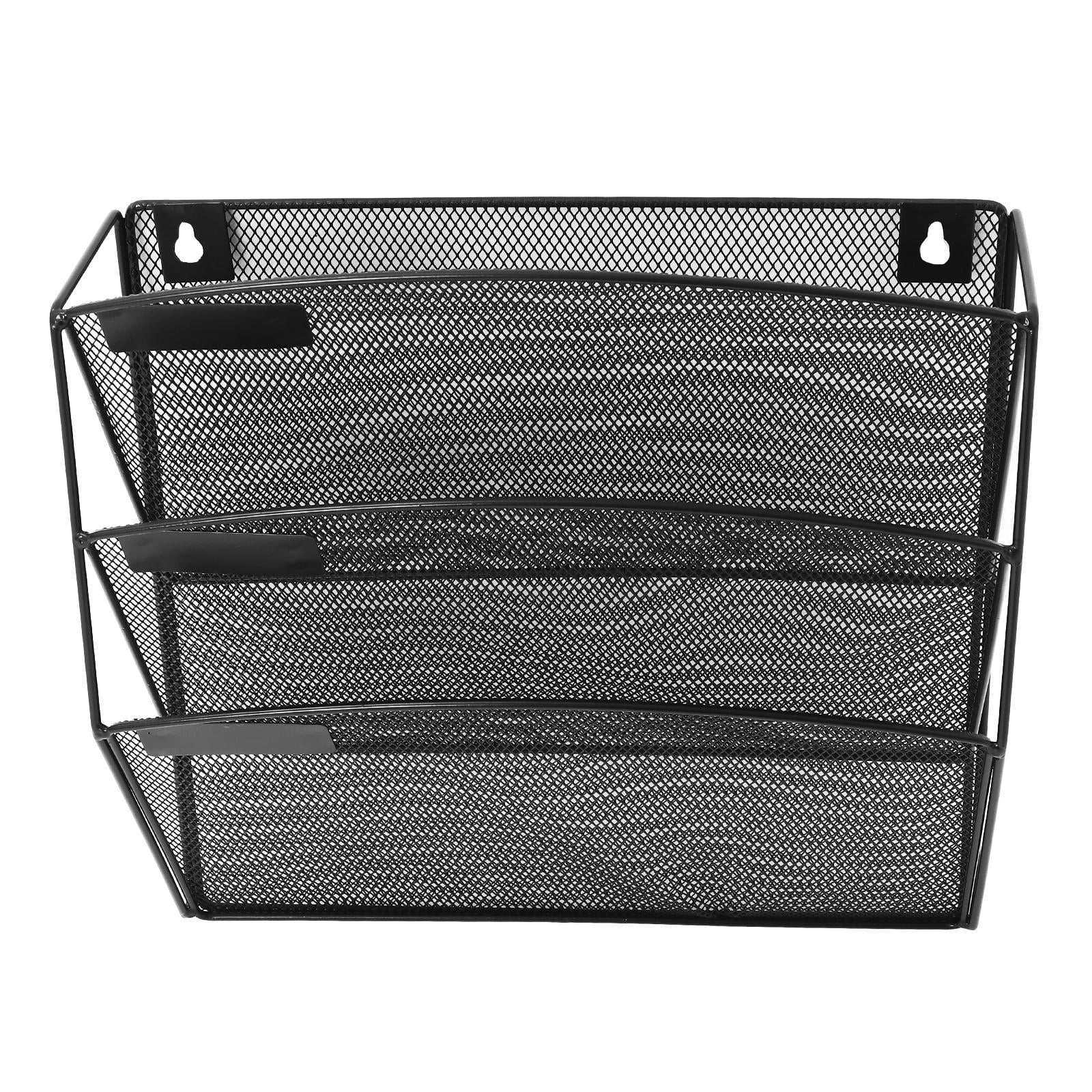 KALLORY Wall File Holder Hanging File Organizer Folder Holder File ...