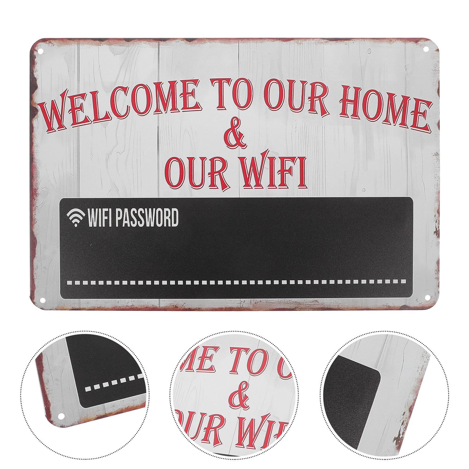 KALLORY Living Room Decor Wall Welcome Sign Multi Iron 1Pack - Walmart.com