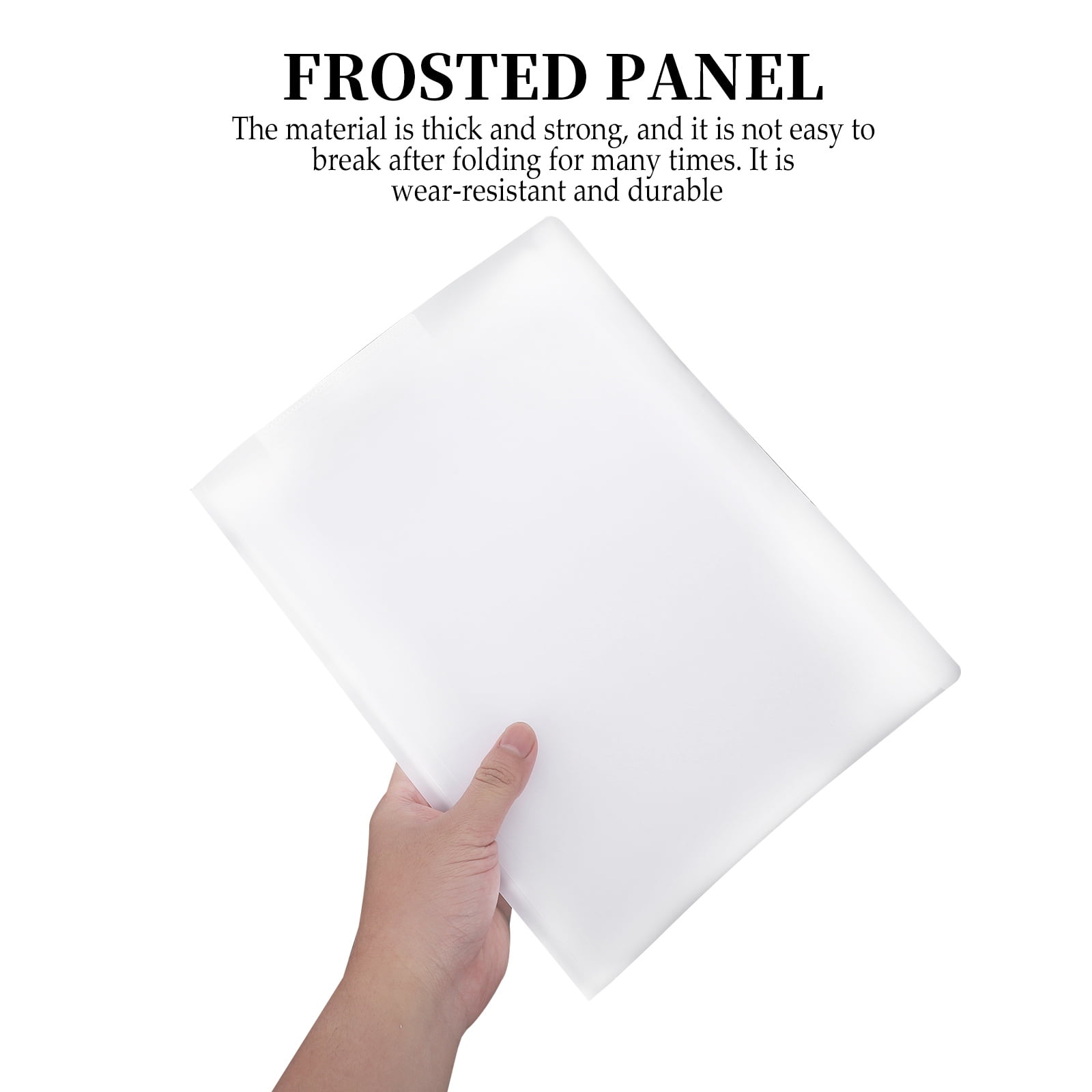 KALLORY White Plastic File Folder 1Pcs for Organizing Papers in Office ...