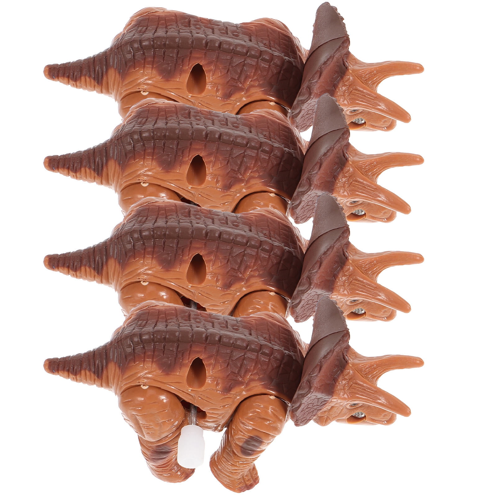 KALLORY Wind Up Dinosaur Toys 4Pcs Clockwork Mechanism Walking Motion ...