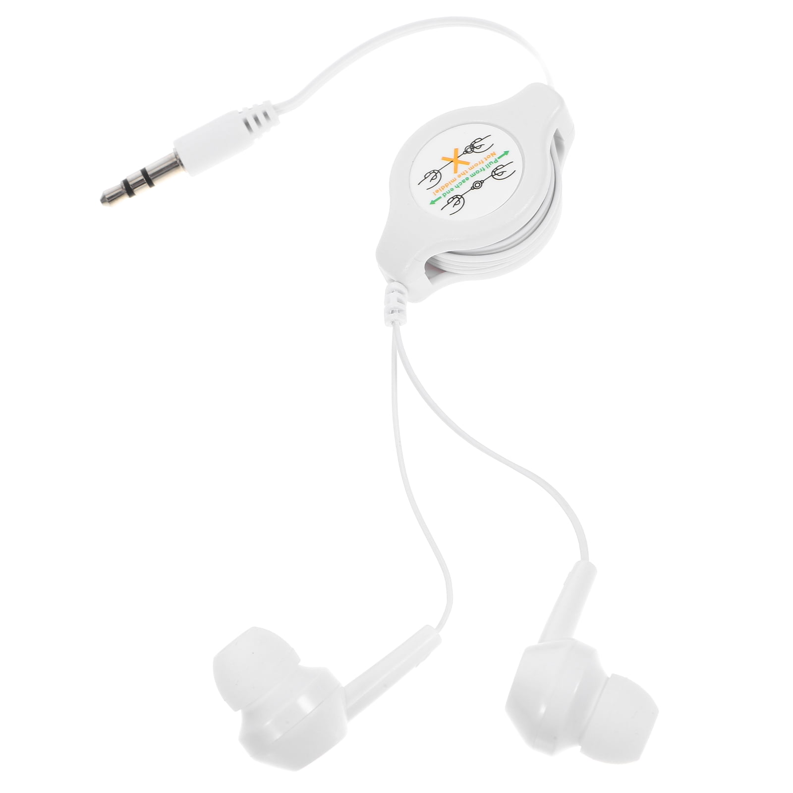 KALLORY Wired Earbuds Retractable with High Sound Quality ABS and PVC ...