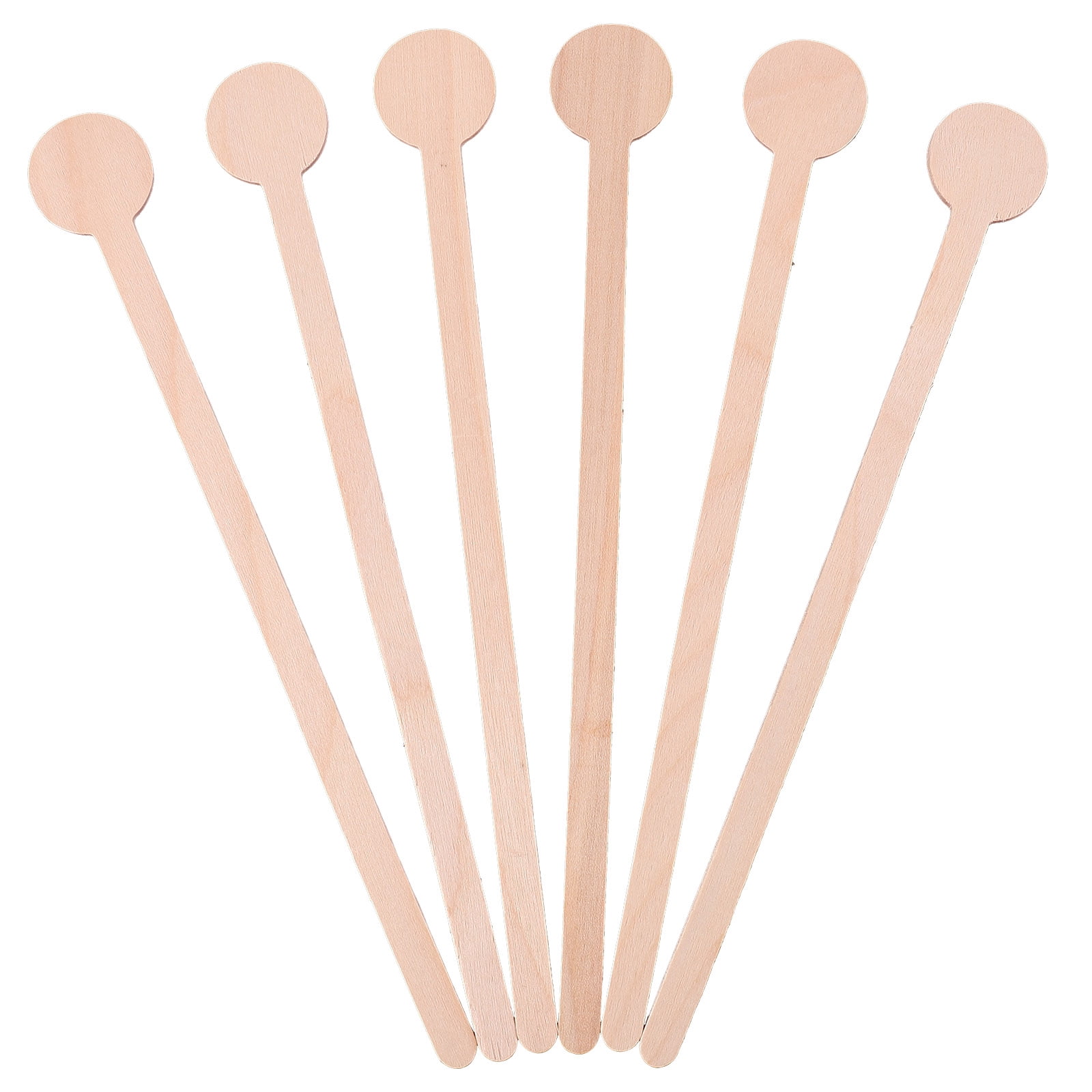 KALLORY Wood Stirrer for Drinking Use with Light Brown Color Perfect ...