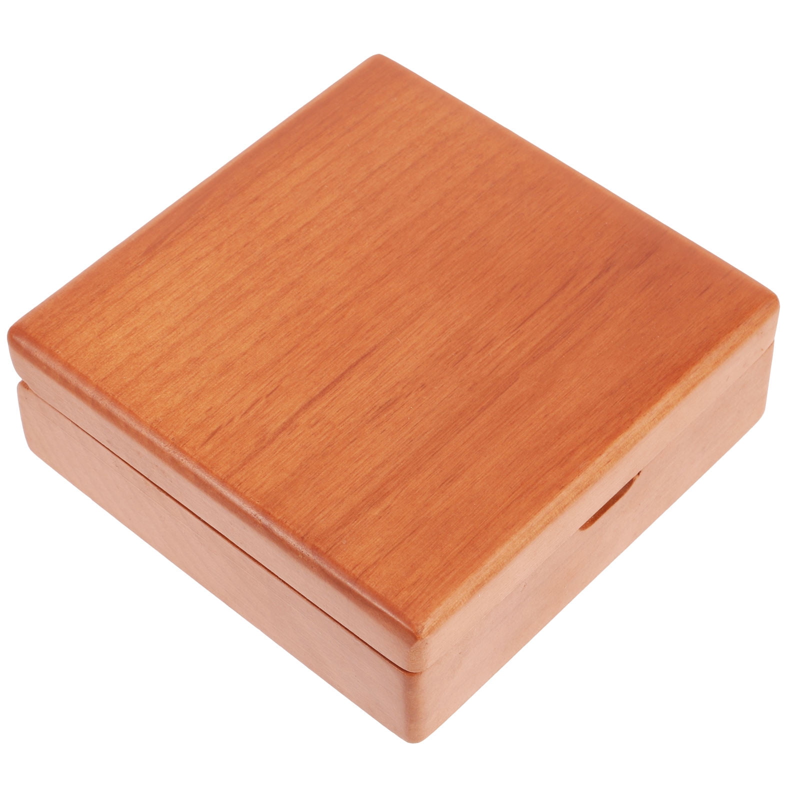 KALLORY Inkpad Box Wooden Light Brown 1Pcs 3.9x3.9x1.3in - Walmart.com