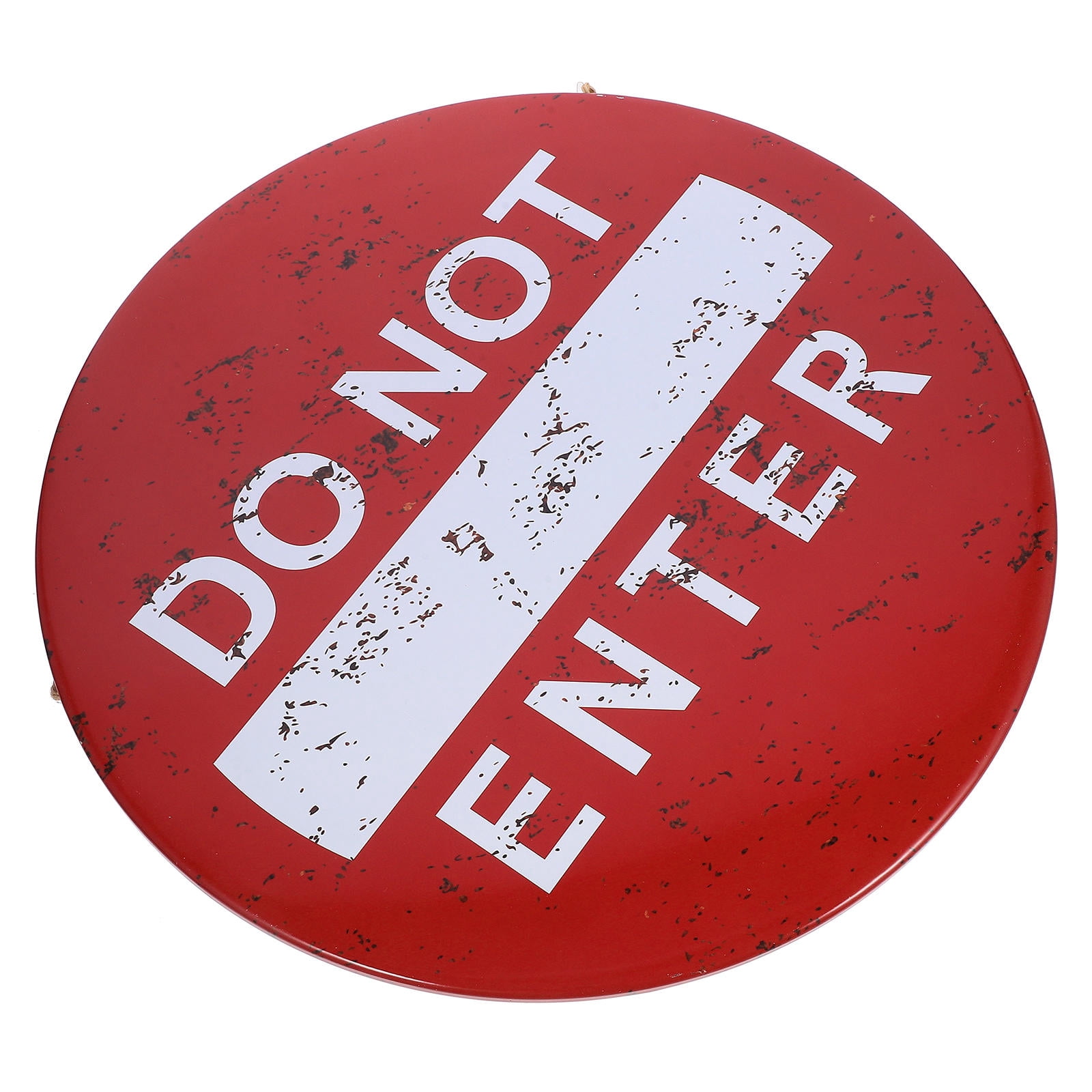 KALLORY entry reminder Do Not Enter Sign Red Iron 1Set for Business ...