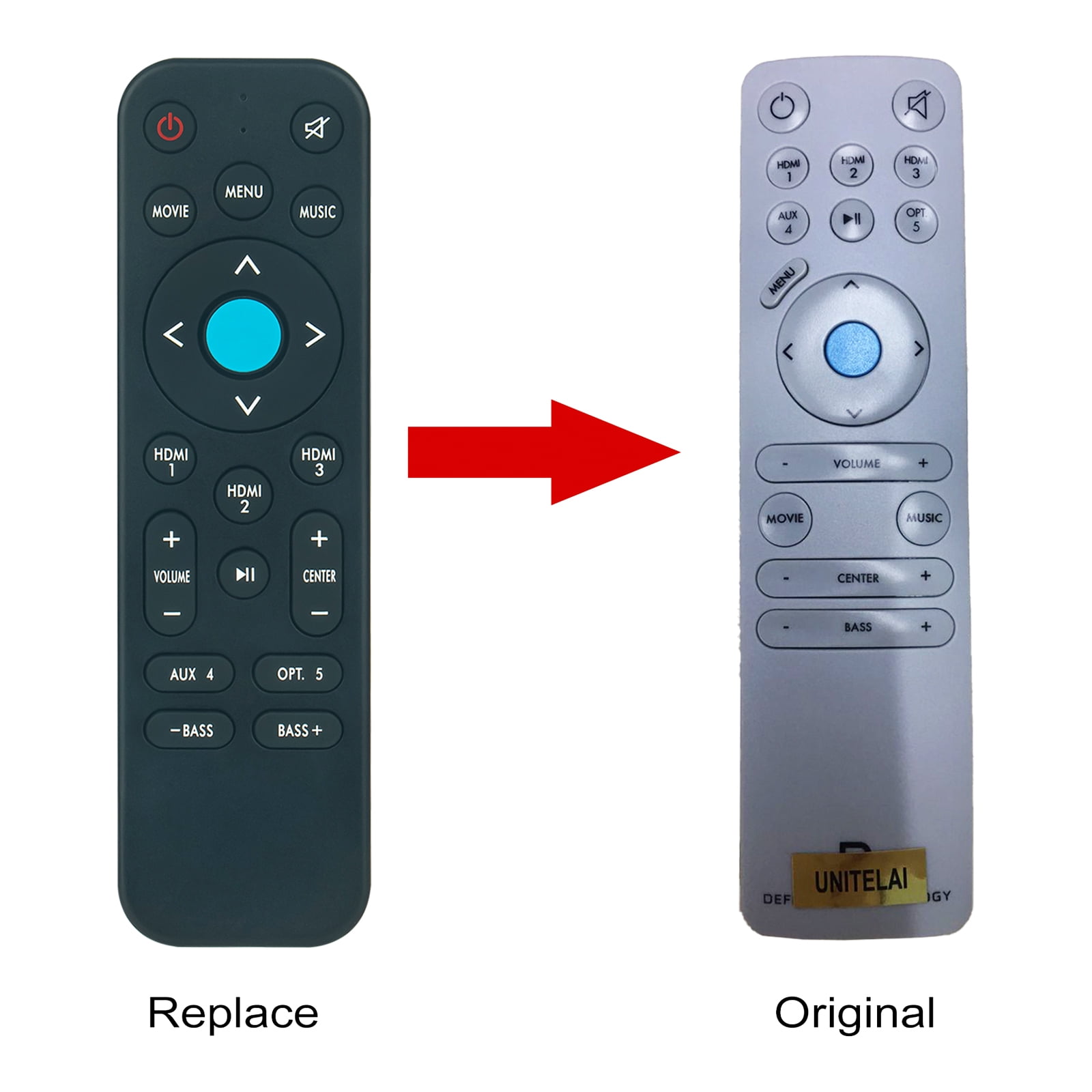 KALMUTY IR Relaced Remote Control Fit For DEFINITIVE TECHNOLOGY ...