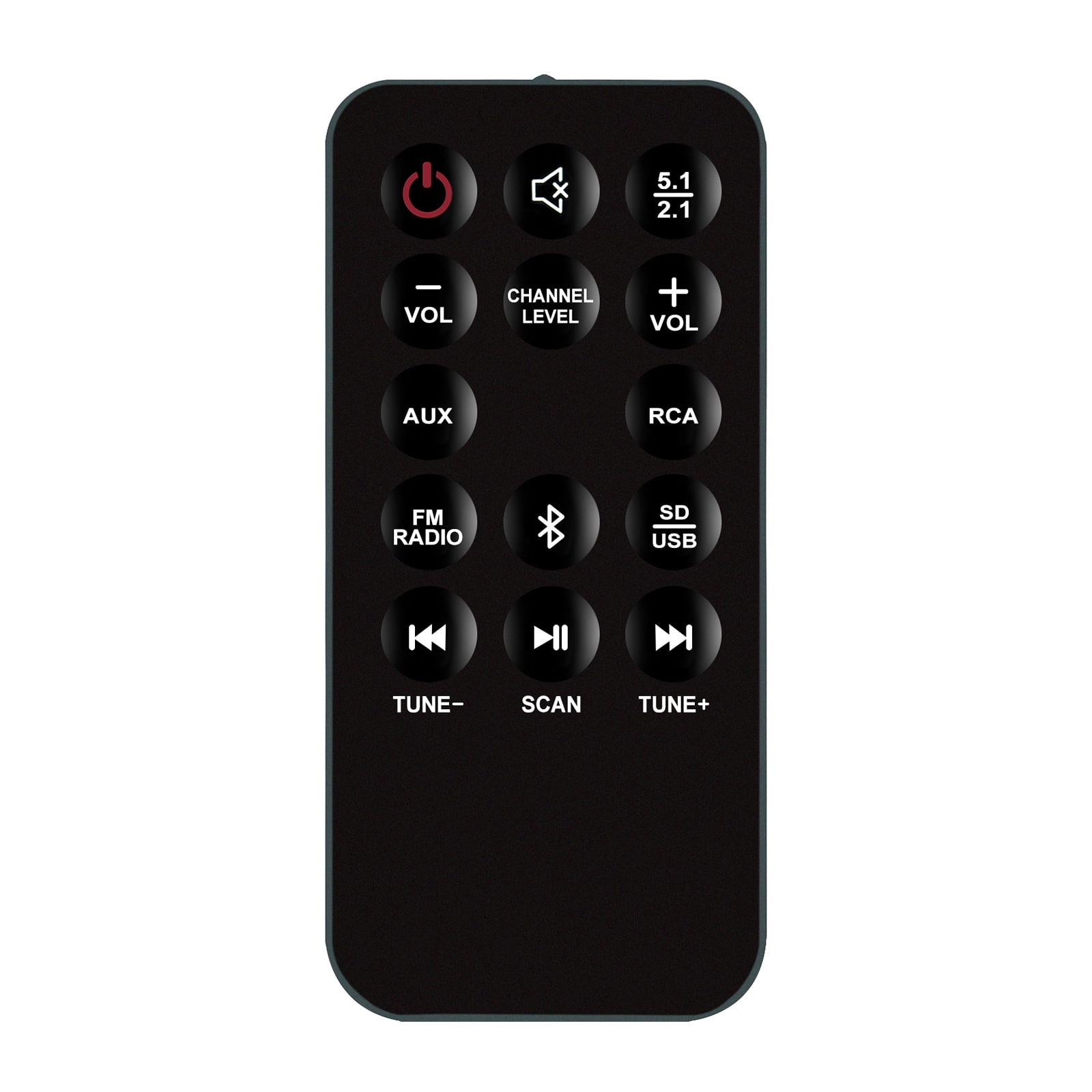 KALMUTY Replaced Remote Control Fit For Logitech Z607 Bluetooth 5.1 Surround Sound Speaker ...