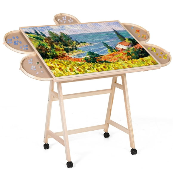 Folding Puzzle Table
