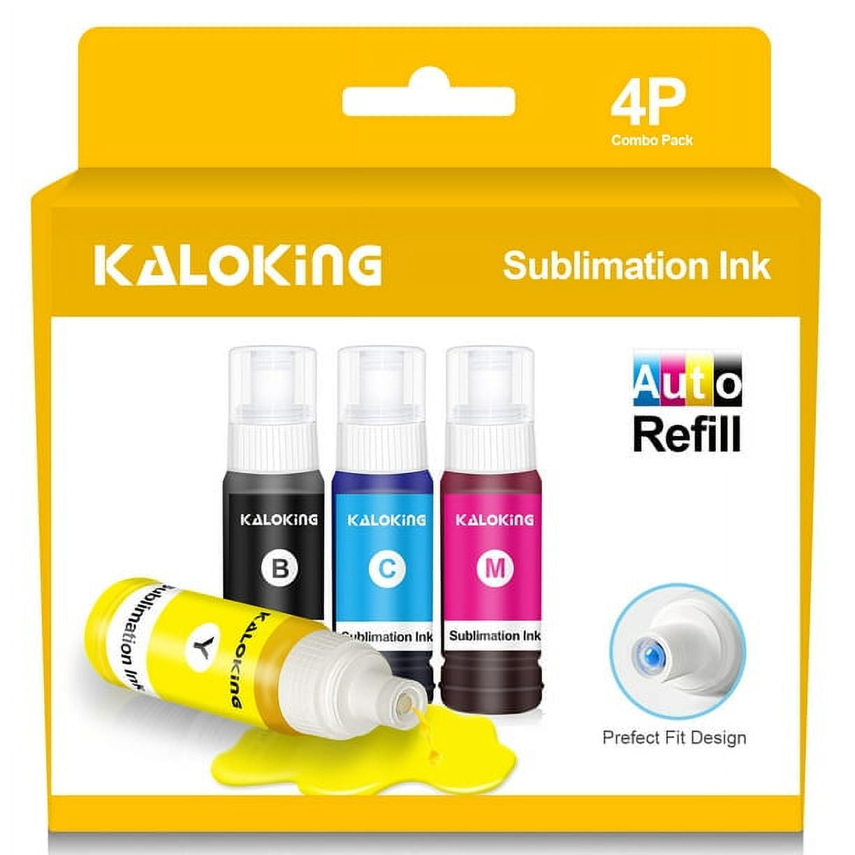 KALOKING 400ML Sublimation Ink for Epson 2800 Refilled Sublimation Ink ...