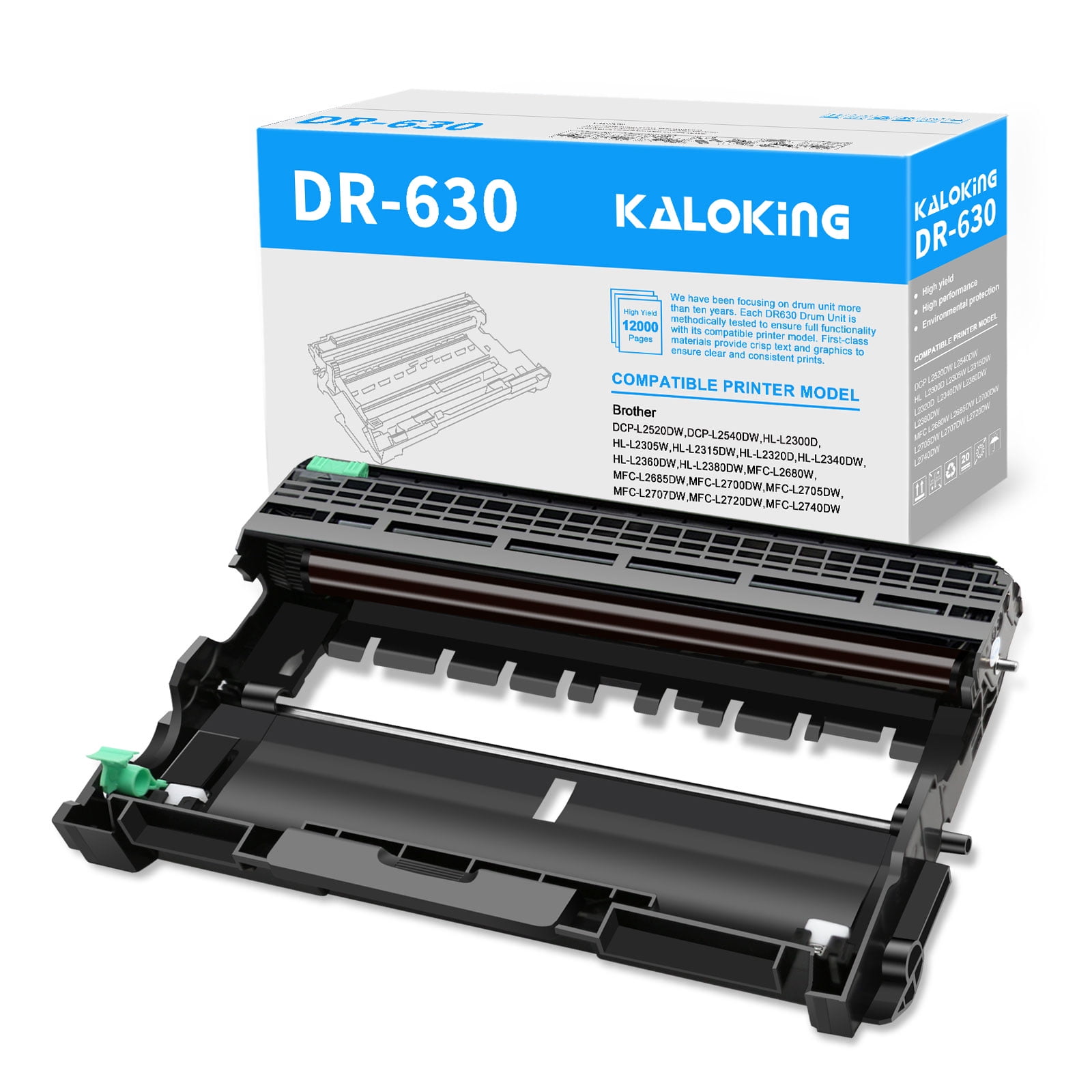 KALOKING Compatible Drum Unit Replacement for Brother DR630 DR-630 for ...