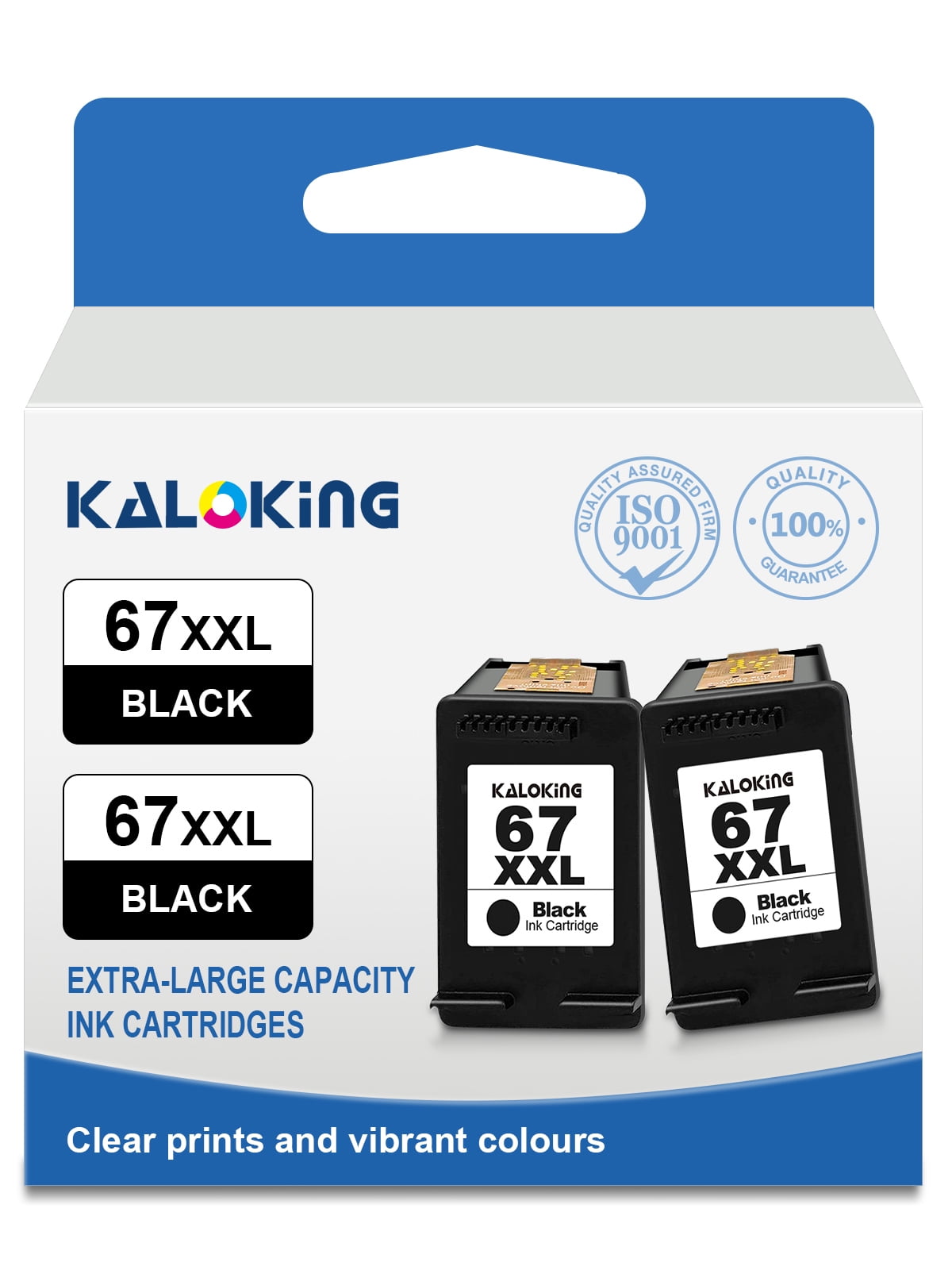 KALOKING Ink Cartridge Replacement for 67XL 67XXL Compatible with HP ...